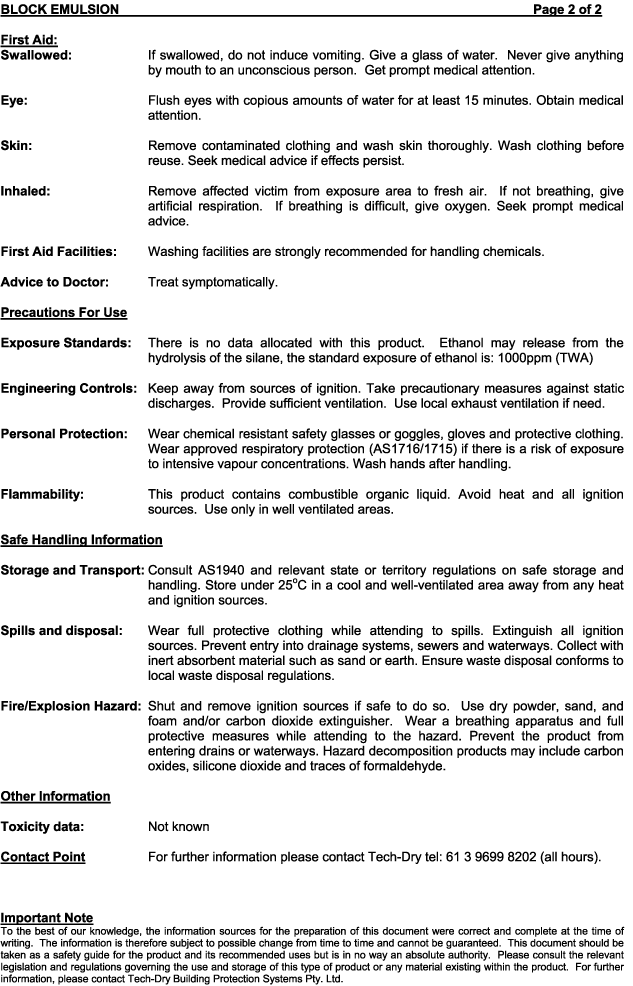 Mortar Additive Specifications